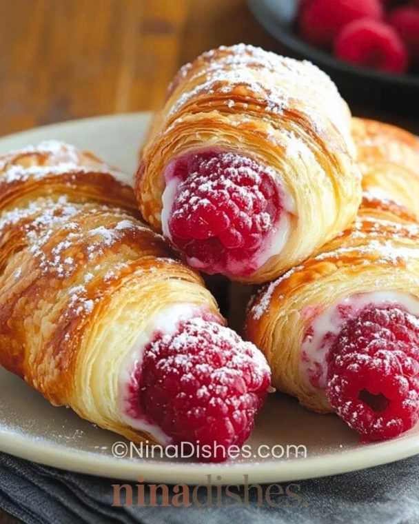 Raspberry Crescent Rolls