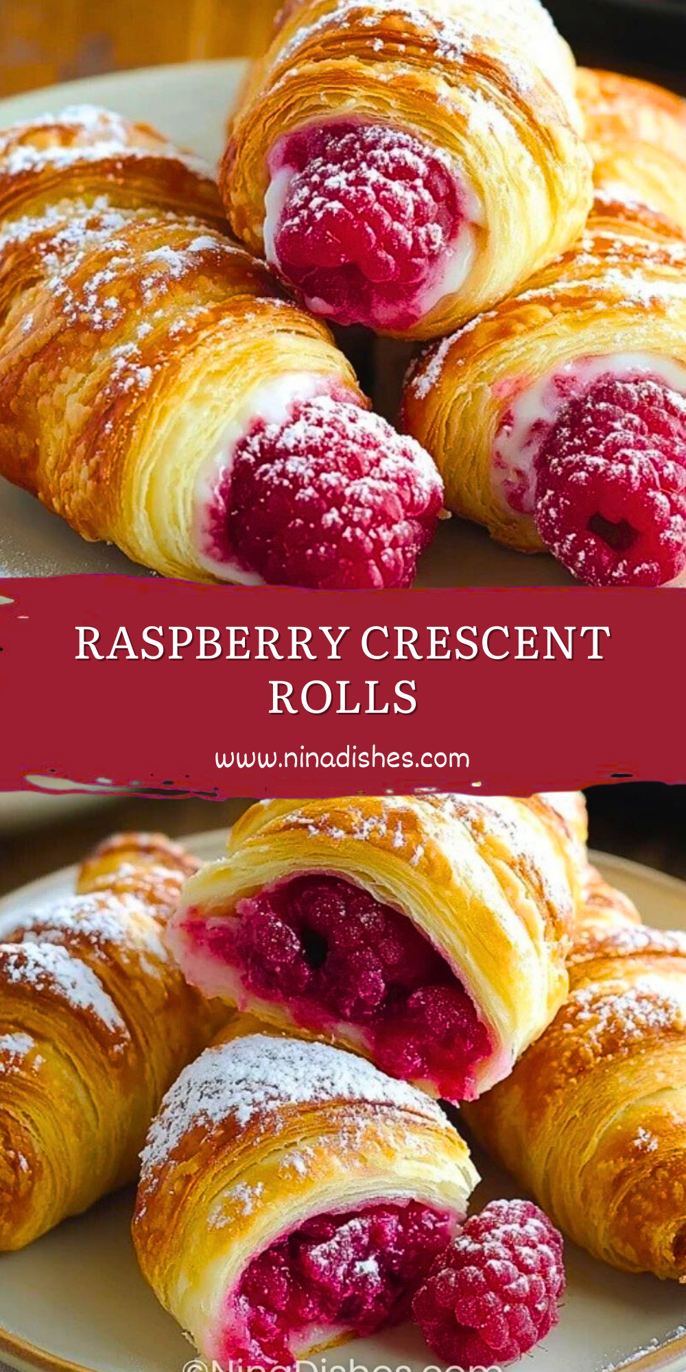 Raspberry Crescent Rolls