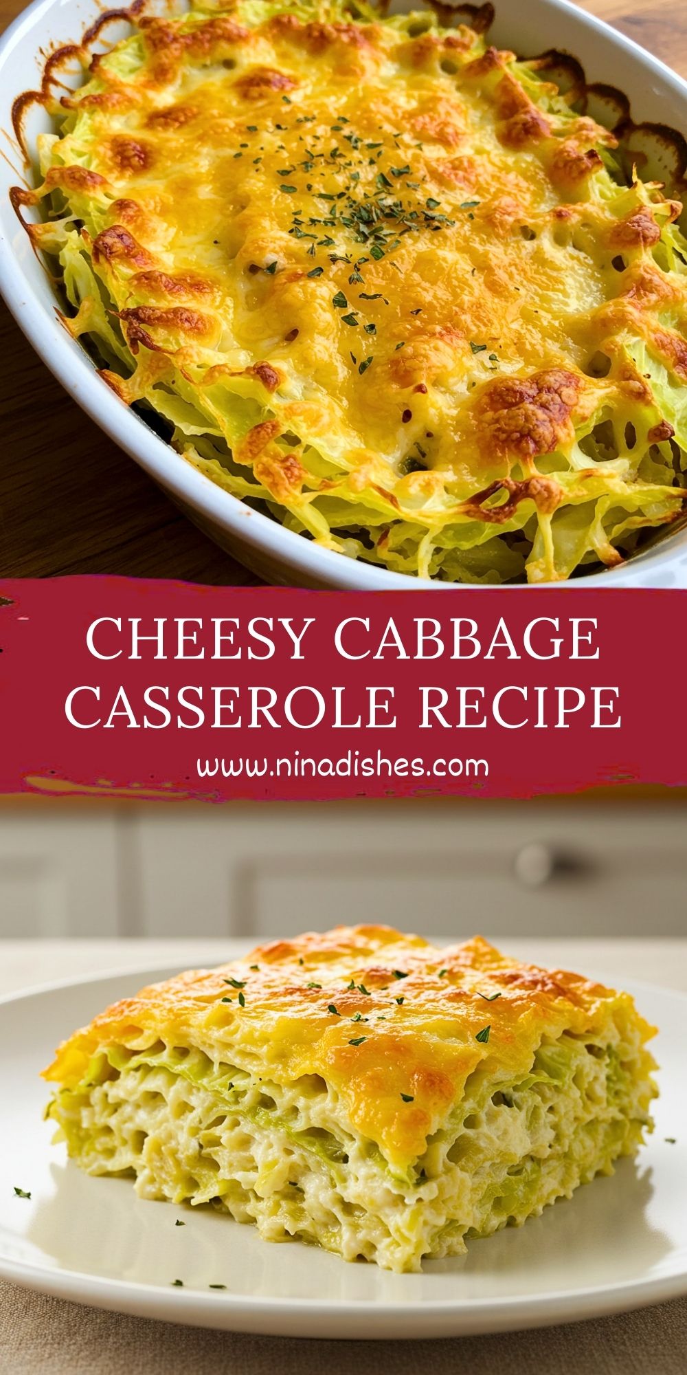 Cheesy Cabbage Casserole