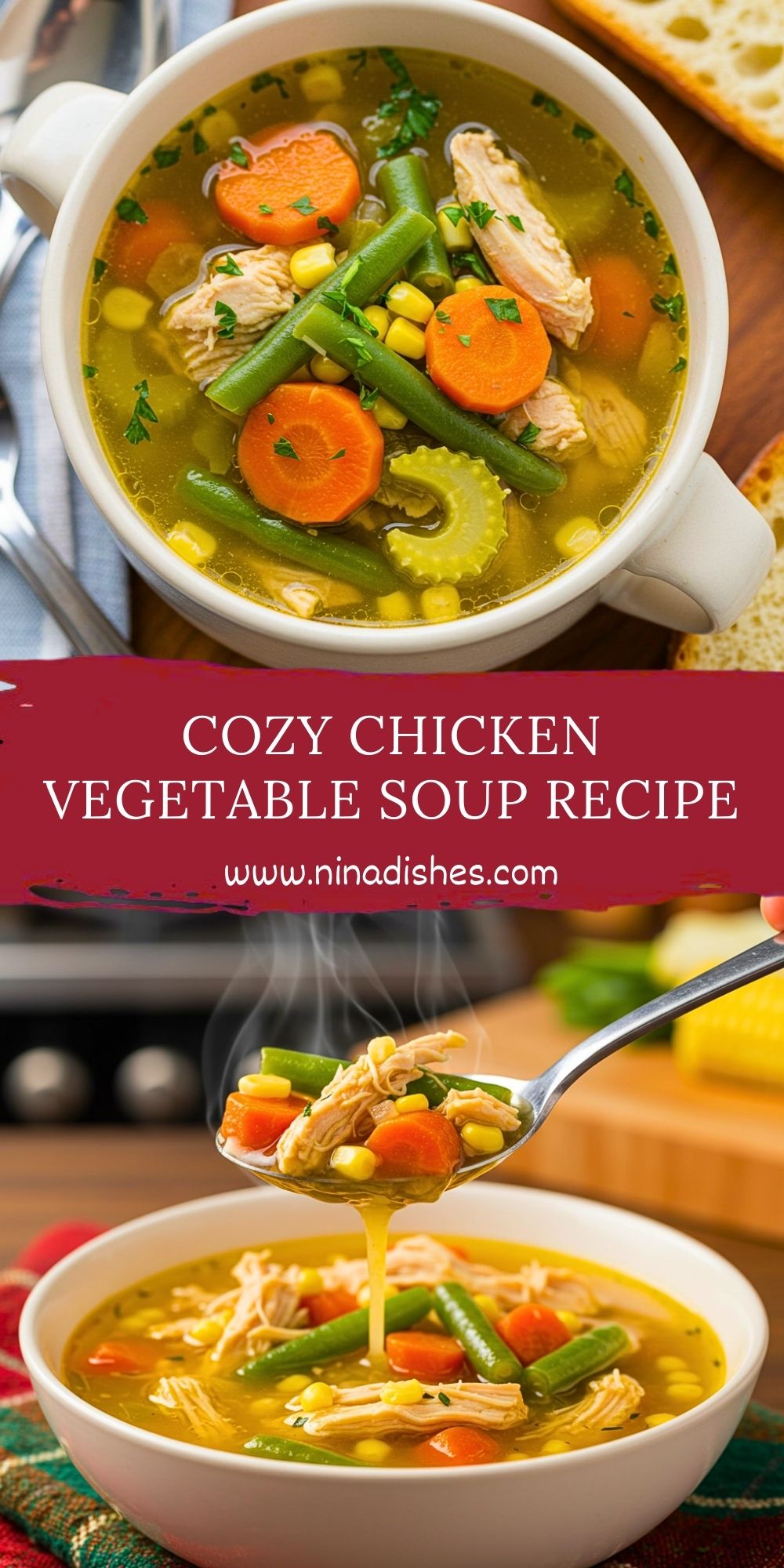 Cozy Chicken Vegetable Soup Recipe