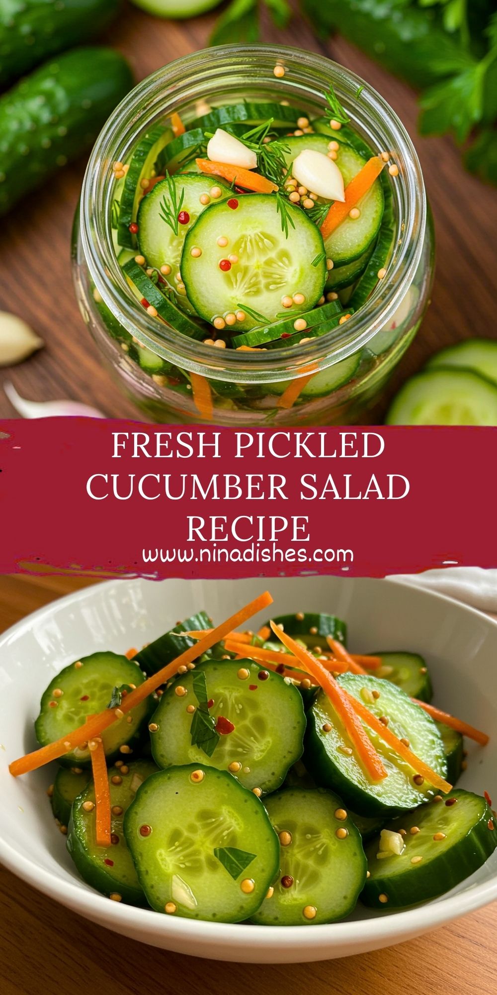 Fresh Pickled Cucumber Salad