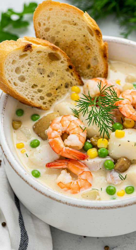 Thick and Creamy Seafood Chowder Recipe