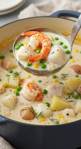 Thick and Creamy Seafood Chowder Recipe