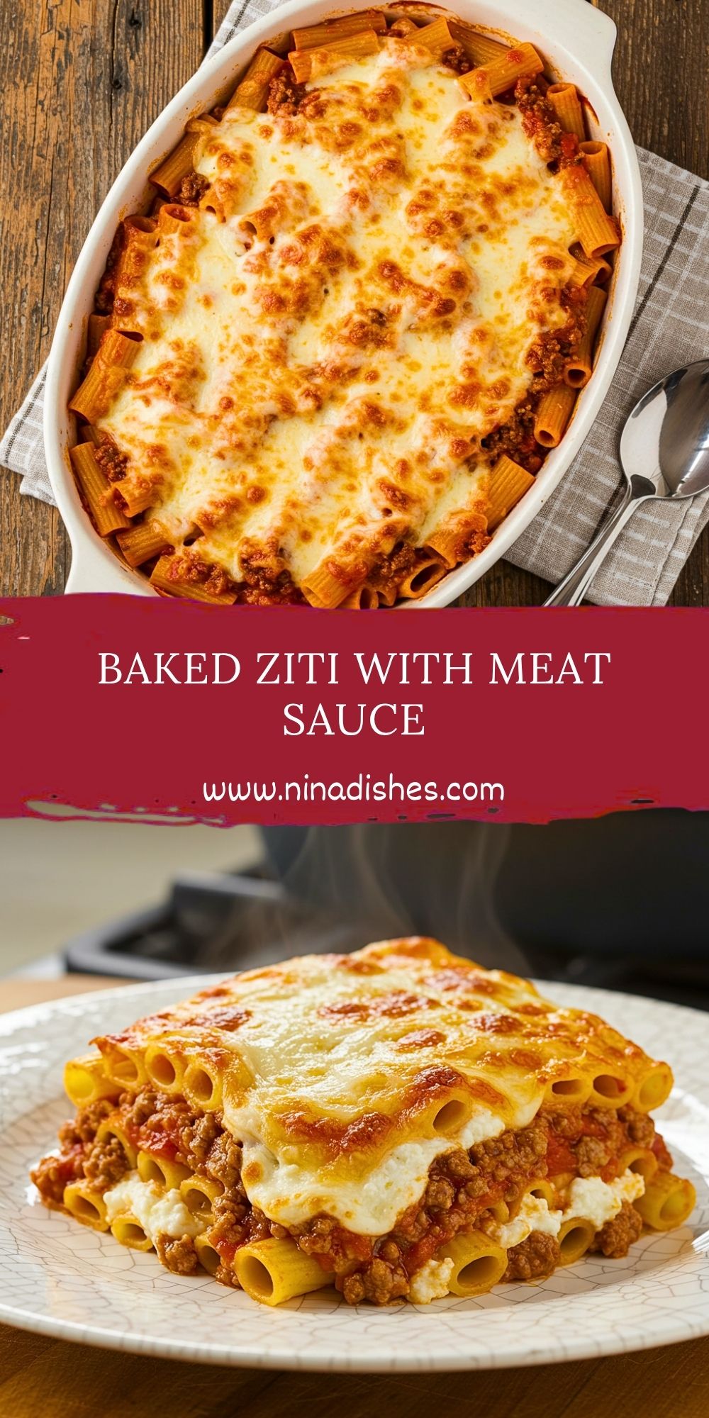 Baked Ziti with Meat Sauce