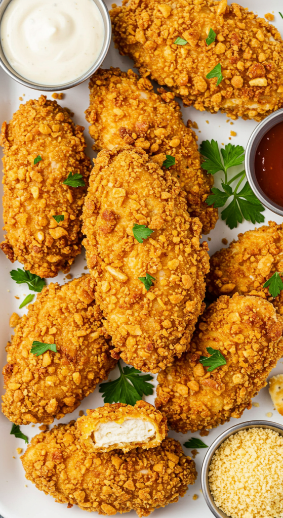 Crispy Ritz Cracker Chicken