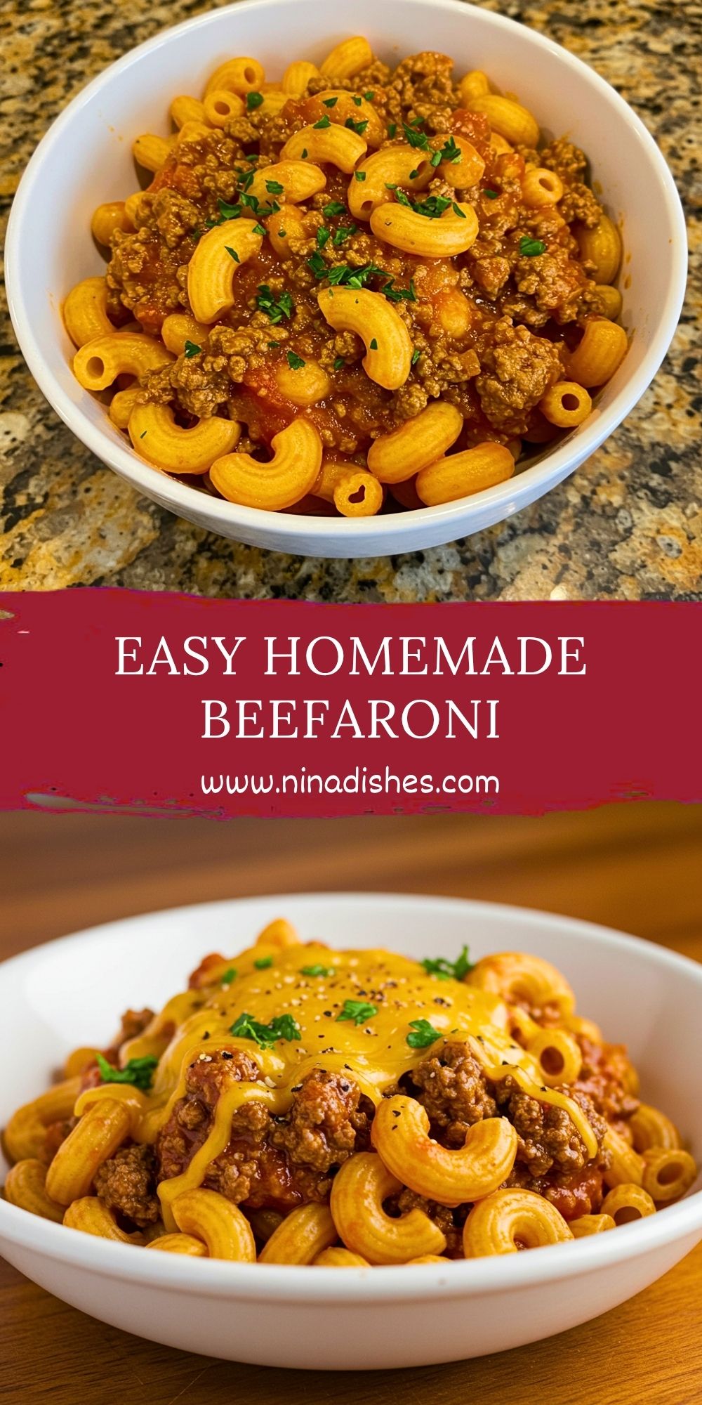 Easy Homemade Beefaroni