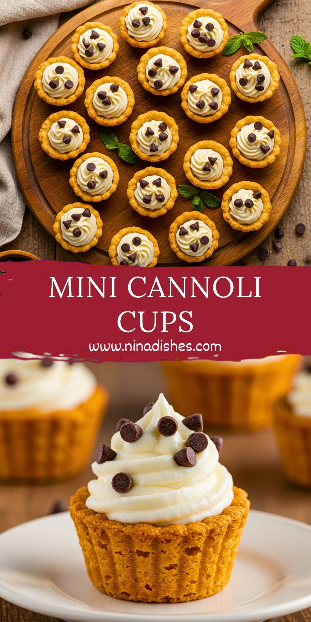 Mini Cannoli Cups