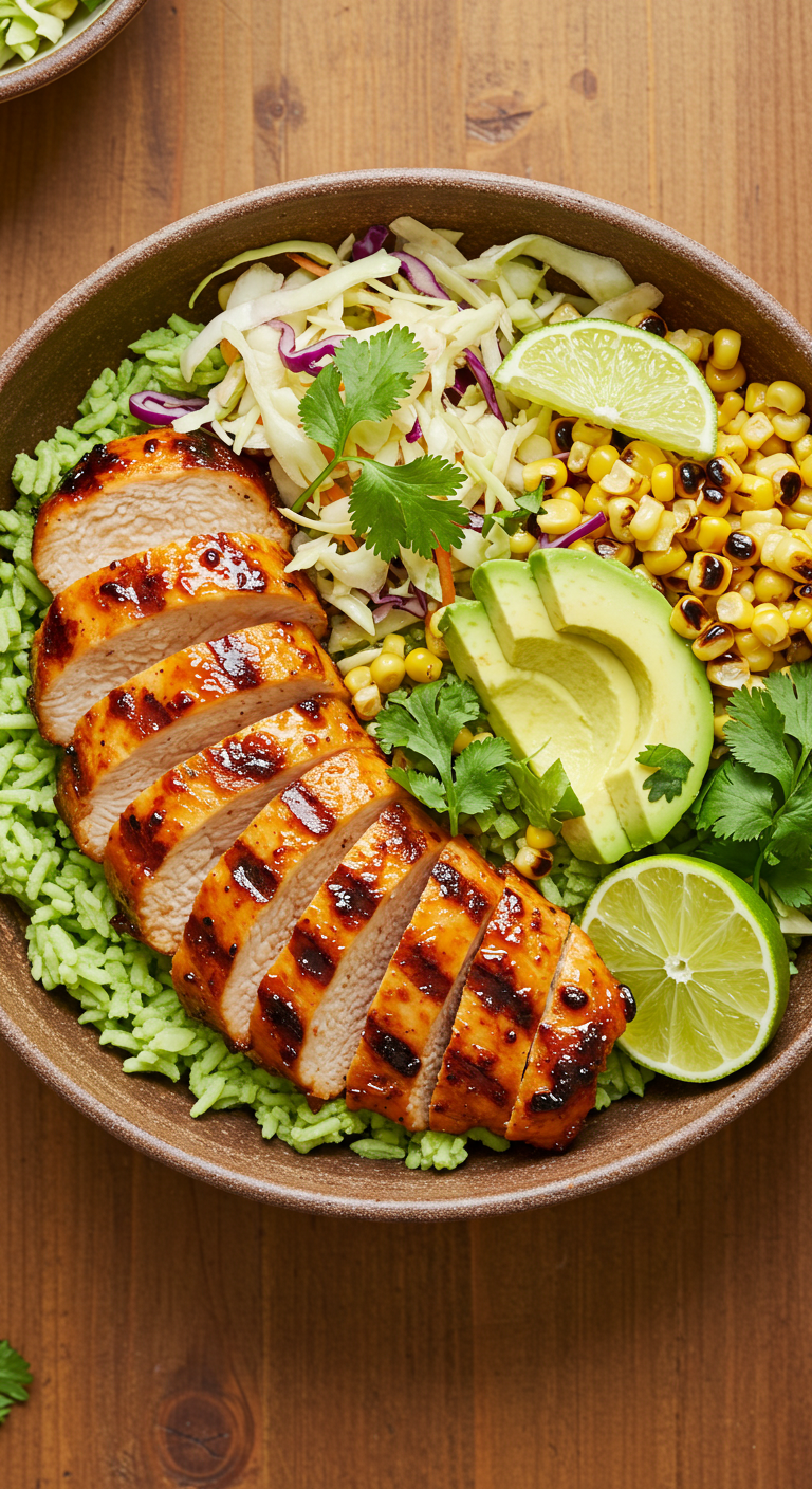 Chili Lime Chicken Bowls