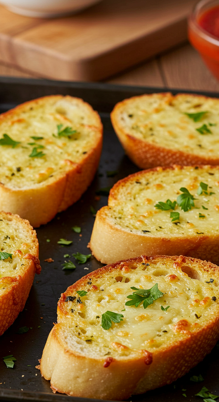 Air Fryer Garlic Bread
