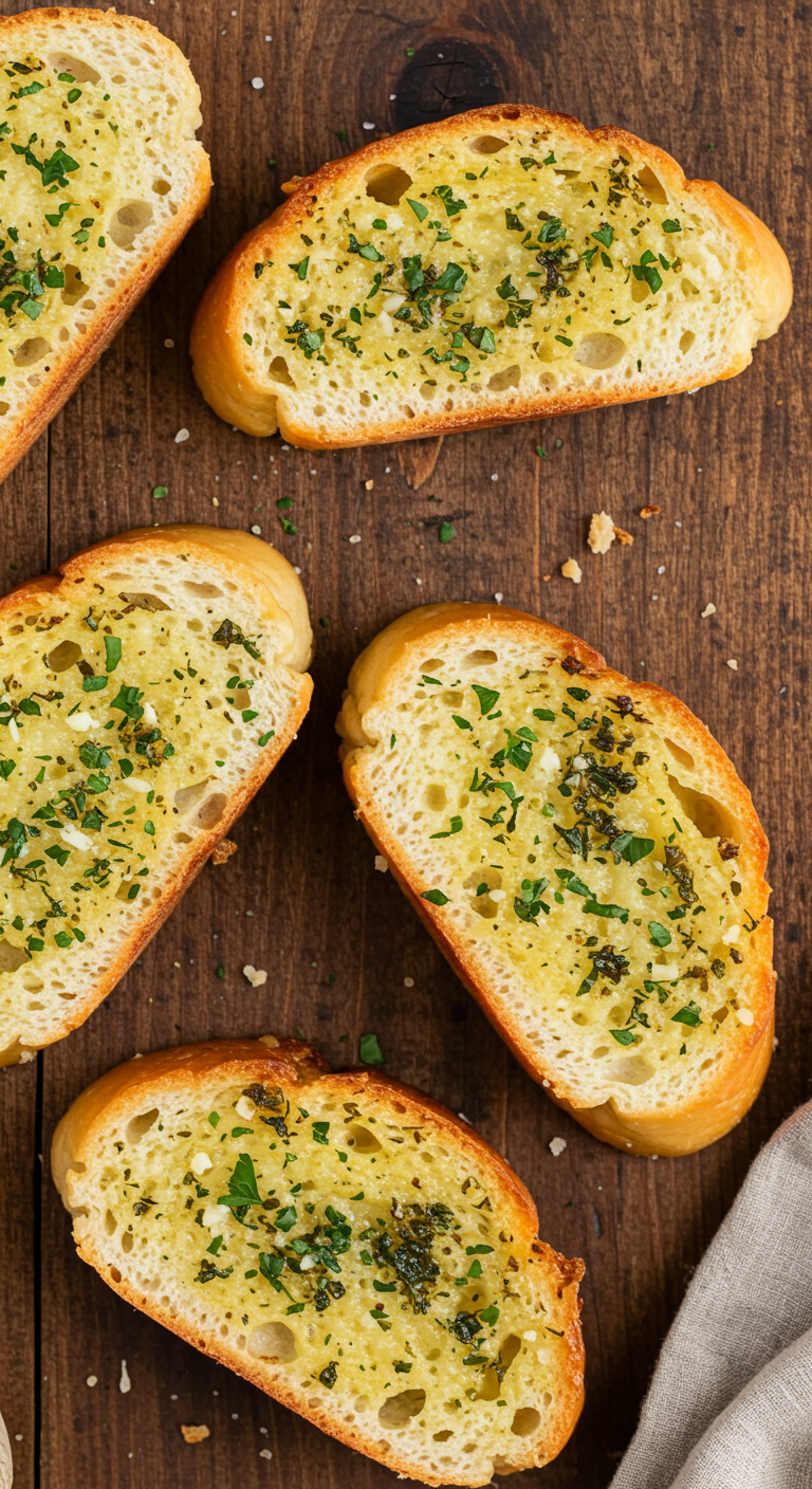 Air Fryer Garlic Bread