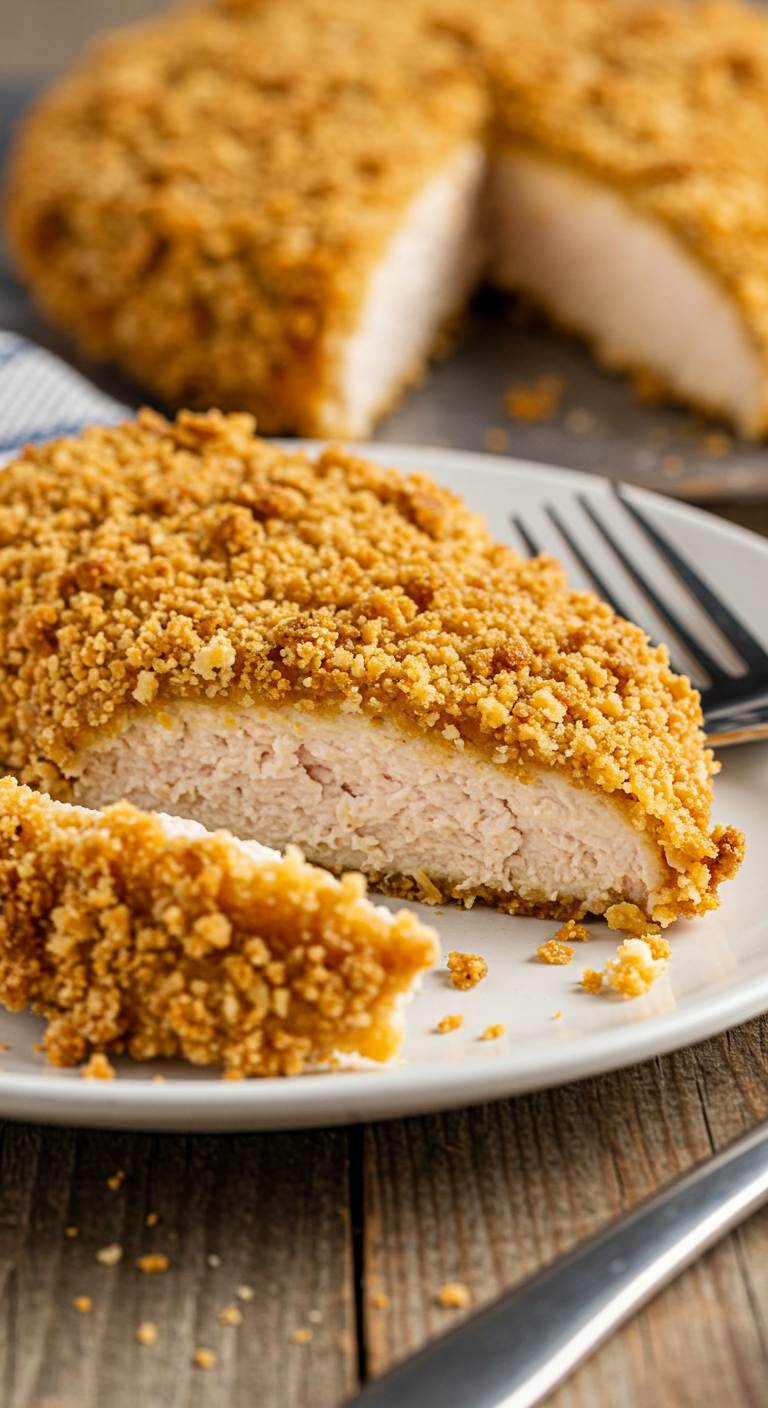 Crispy Ritz Cracker Chicken