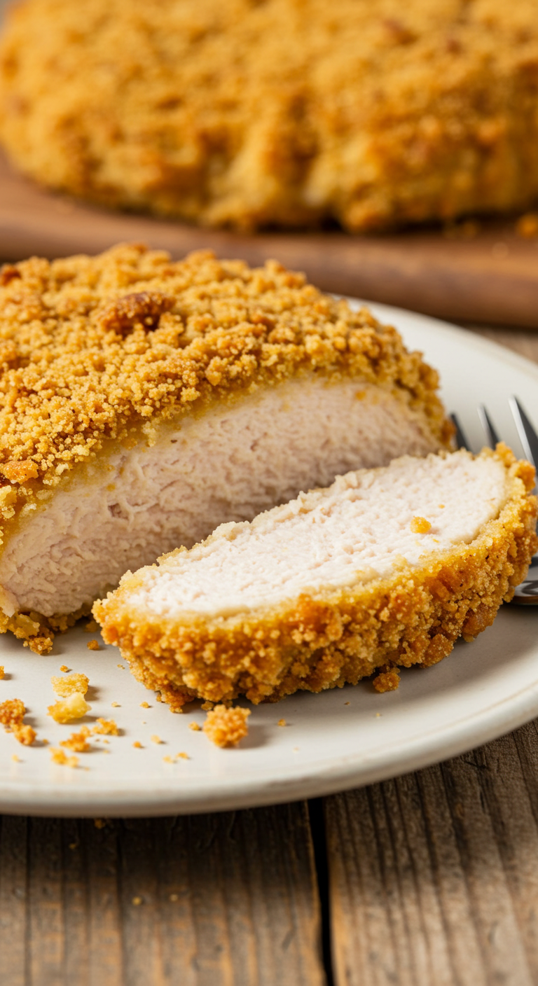 Crispy Ritz Cracker Chicken