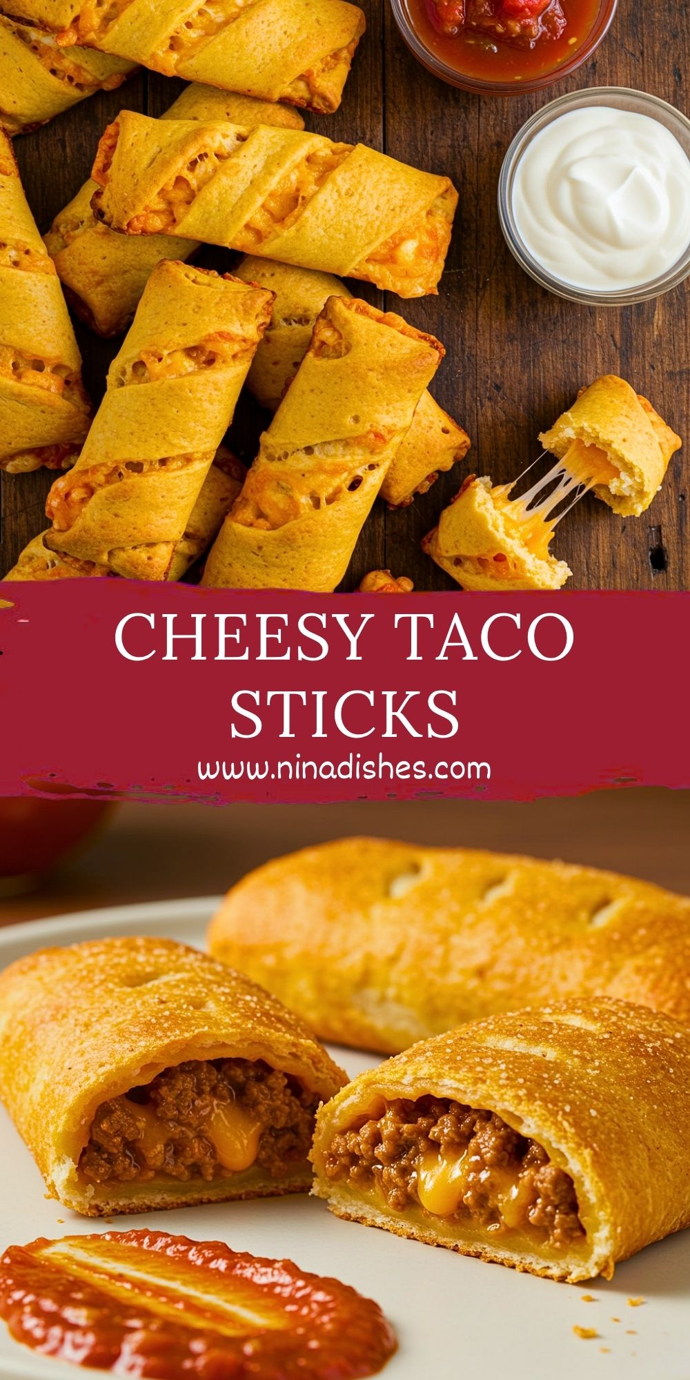 Cheesy Taco Sticks