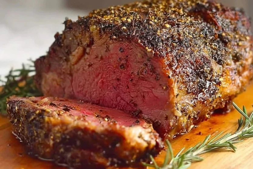 Easy Medium Rare Oven Roasted Prime Rib