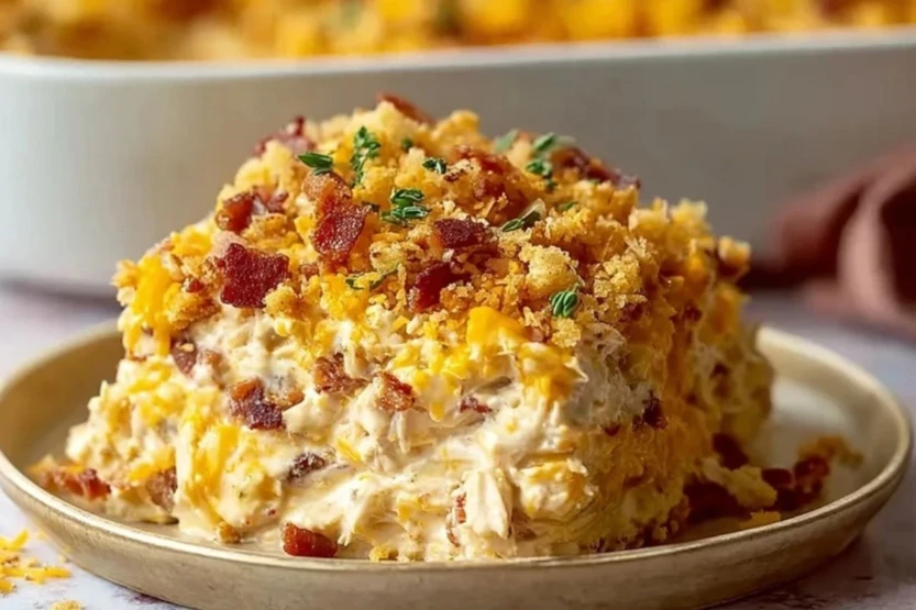 Easy Crack Chicken Casserole