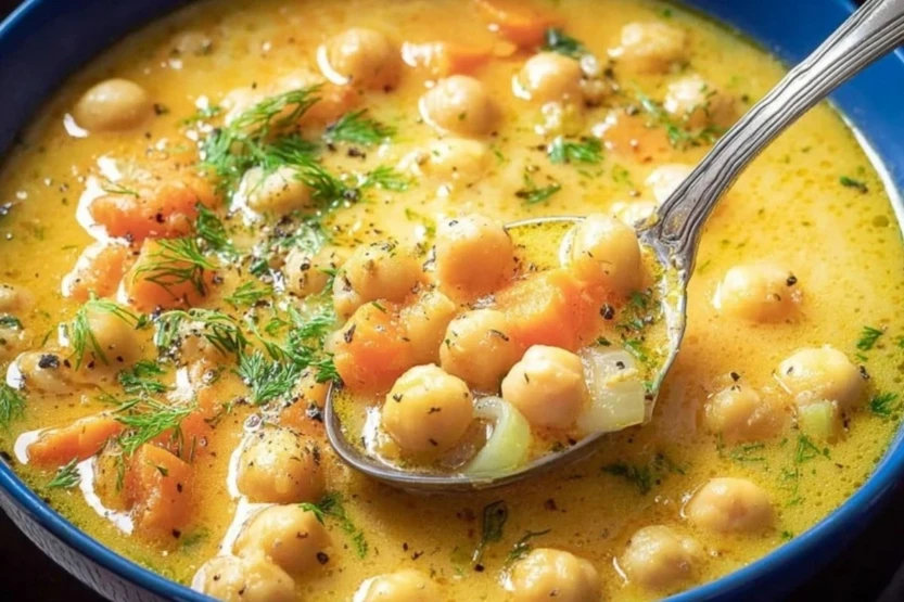 Easy Greek Chickpea Soup