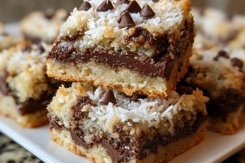 Almond Joy Cookie Bars