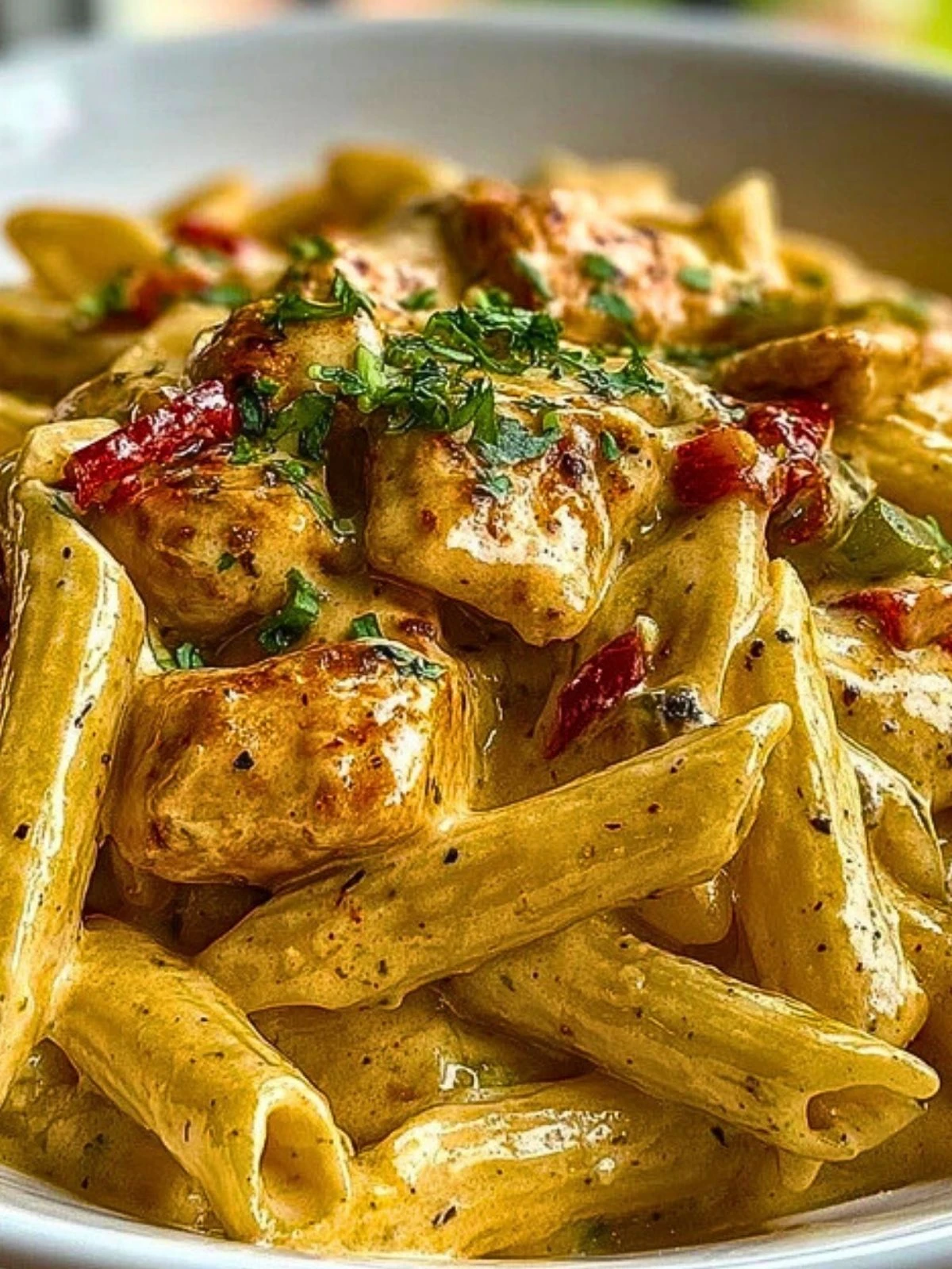 Creamy Rattlesnake Pasta with a Spicy Kick