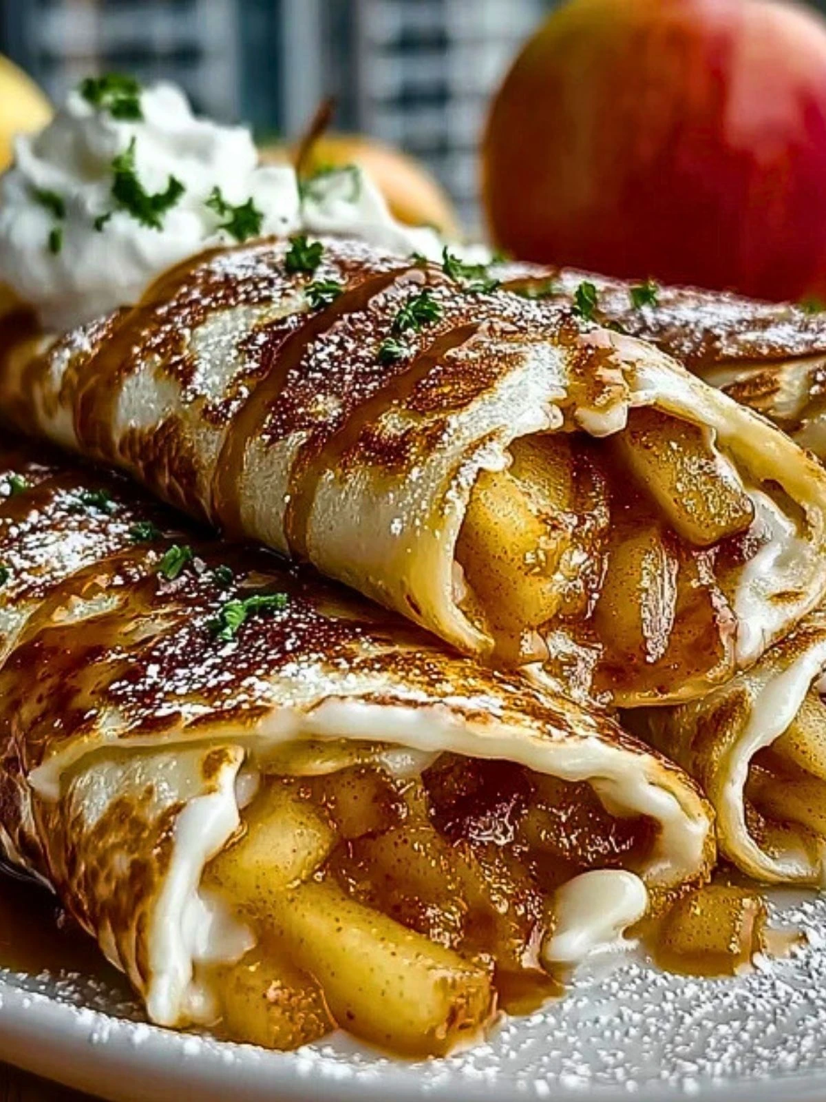 Apple Cinnamon Breakfast Quesadillas