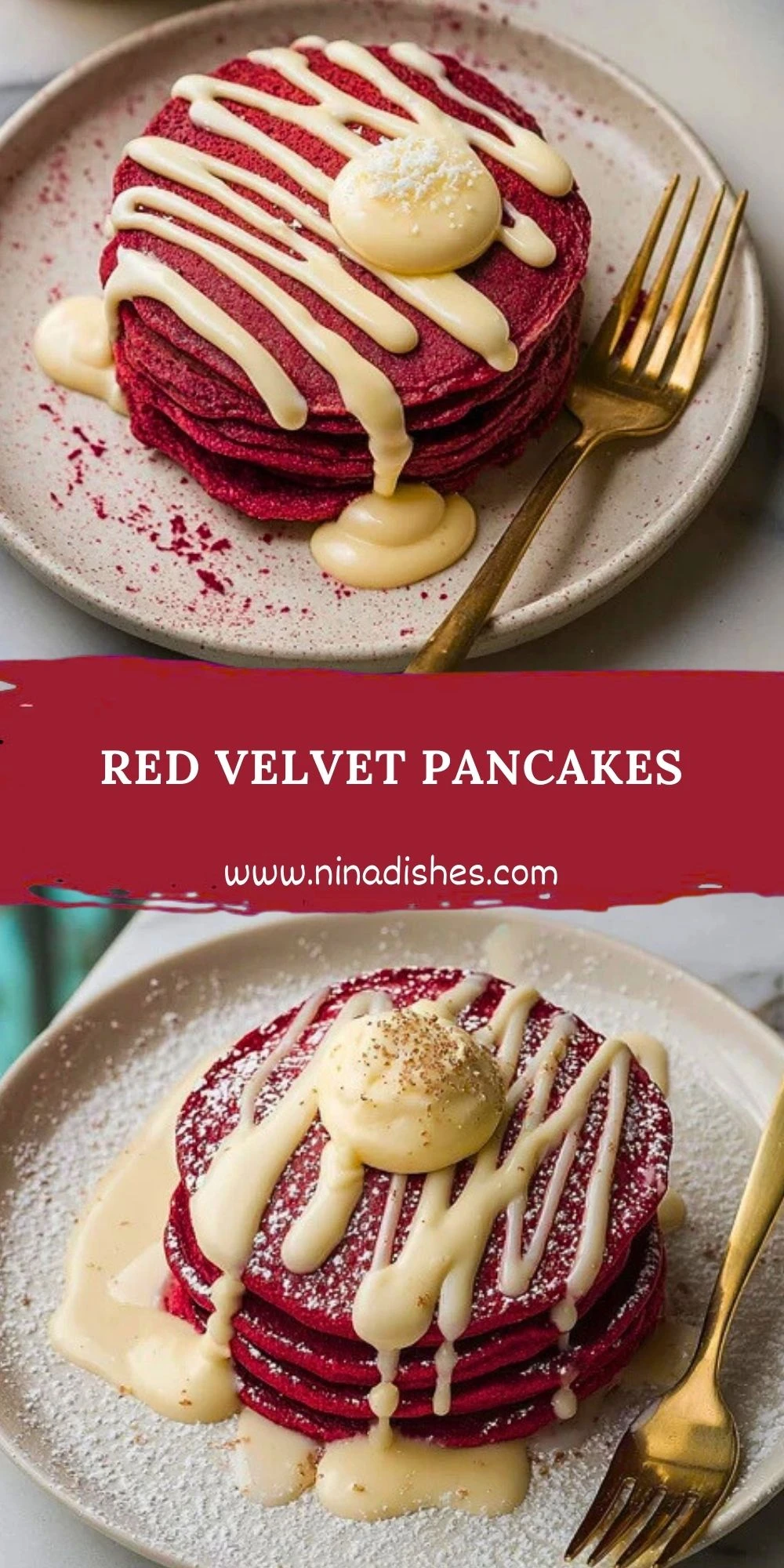 Red Velvet Pancakes