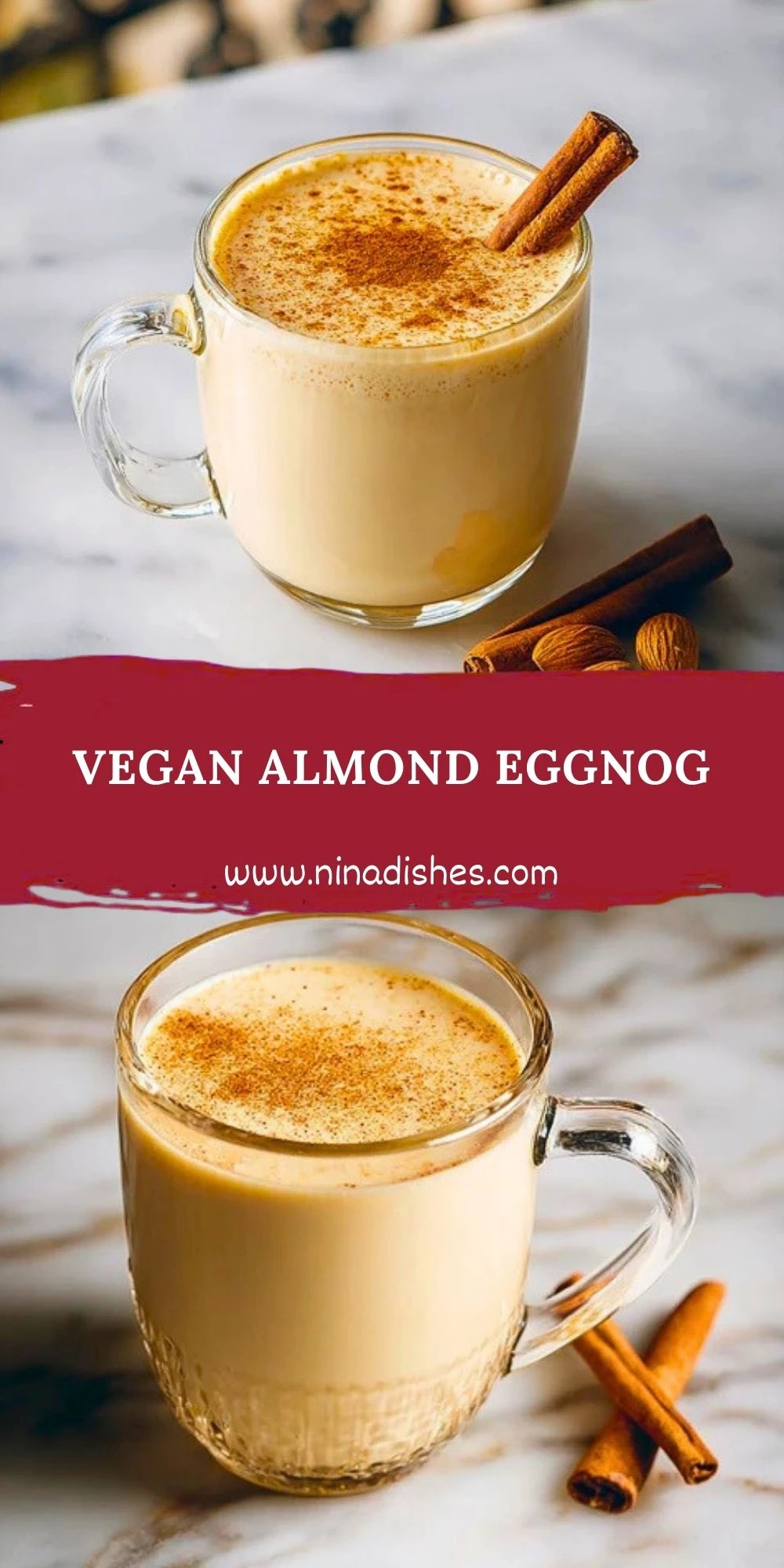 Vegan Almond Eggnog